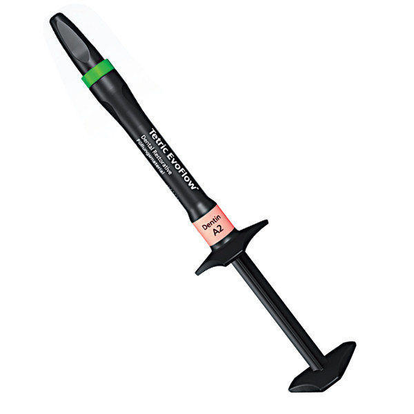 Tetric EvoFlow A2 Dentin Syringe - 2g Syringe - Flowable Composite ...