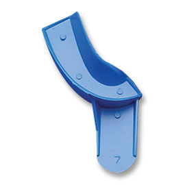 Tray-Aways #7 Solid Upper Right/ Lower Left Quadrant Blue Plastic ...
