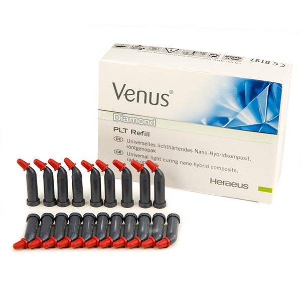 Venus Diamond A3 PLT Nanohybrid Composite. 20 - .25 Gm. Unidose Tips ...