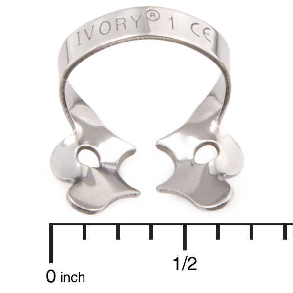 Ivory Clamps #1 Winged Metal Rubber Dam Clamp, Single clamp - The ...