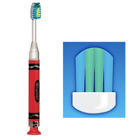 GUM Crayola Timer Light Kids Toothbrush 6/Pk. Teaches children to brush ...