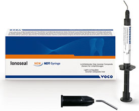 Ionoseal Glass Ionomer Composite Liner, 25 ml 3/Pk. Light-curing, Ready ...