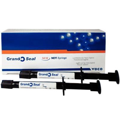 Grandio Seal Pit and Fissure Sealant Refill: 2 x 2 g Syringes. Light ...