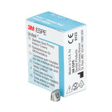 Unitek Stainless Steel Crown UR6, Primary Anterior, Upper Right Central ...