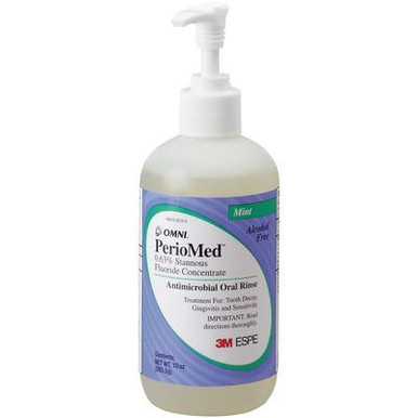 PerioMed Fluoride Rinse - Mint, 10 oz. bottle with pump. 1/Pkg. 0.63% ...