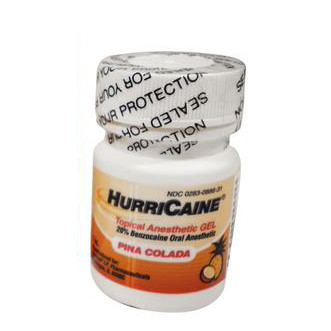 HurriCaine Topical Anesthetic Liquid - Pina Colada, 1 oz. Jar ...