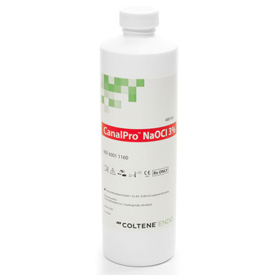CanalPro NaOCl Sodium Hypochlorite - 3%, 16 oz (480 ml) Bottle. Root ...