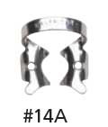 Hygenic #14A Winged Rubber Dam Clamp Downward Sloped Jaws for Large ...