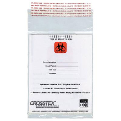 Crosstex Laboratory Transport Bags, 6' x 10', Box of 250 - The Dental ...