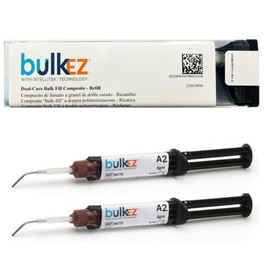 Bulk EZ A2 Refill: 2 x 6g Syringes & 12 Tips - The Dental Market U.S.