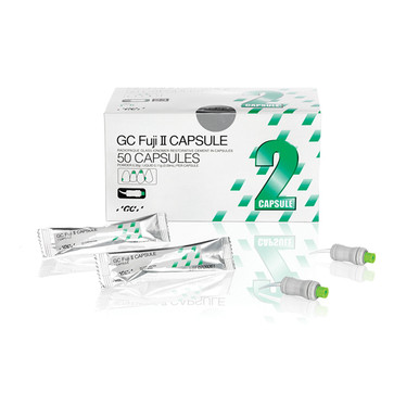 GC Fuji II #23 Dark Gray Capsules, Box of 50. Fluoride-Releasing ...