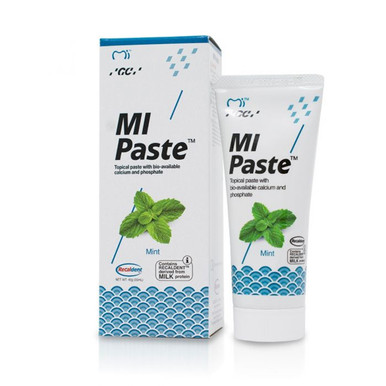 MI Paste Mint 1 x 40g Tube. Topical Tooth Cream contains RECALDENT (CPP ...