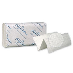 Signature 2-Ply Premium Multifold Paper Towels. White 9.2' x 9.4', Soft ...