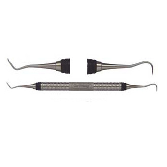 Hu-Friedy #1 Nevi/H5 Hygienist Scaler with #6 Satin Steel Handle - The ...