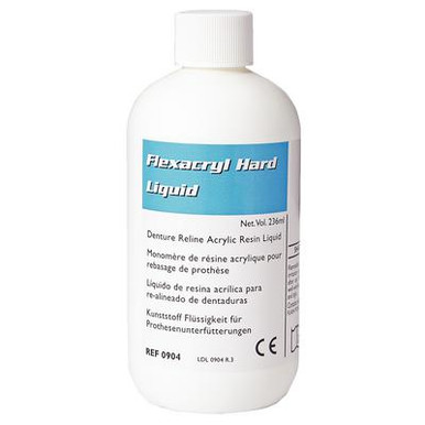 Flexacryl Hard - Denture Reline Acrylic Resin, Liquid Refill, 8-oz ...
