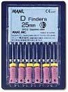 Mani Size #12 stainless steel D-Finder, 21mm, ISO .02 taper with rubber ...