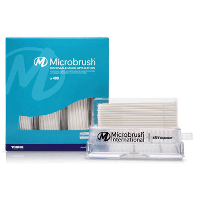 Microbrush Plus Micro-Applicators with Dispenser, Super Fine, White ...