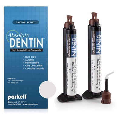 Absolute Dentin Dual-Cure Core Composite, Tooth Shade 2x10ml Carriages ...