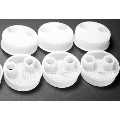 Screen-4-Vac 1-7/8' Disposable Evacuation Screens #5503 - Clear, 144/Bx ...