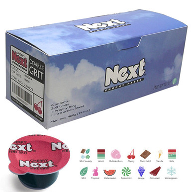 Next Fine grit, Cherry flavored Prophy Paste with Fluoride, Box of 200 ...