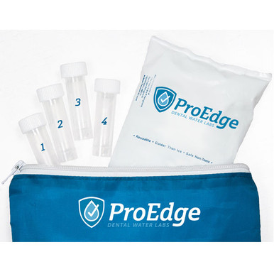 ProEdge dental unit waterline testing service - 4 Vials Kit. Provides ...