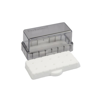 BurButler Diamond White, 10-Hole (FG, CA, Short Shank) Bur Block - The ...