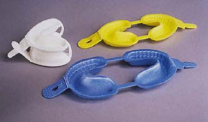 Topex Pedo Aqua hinged dual arch fluoride tray, package of 50 trays ...