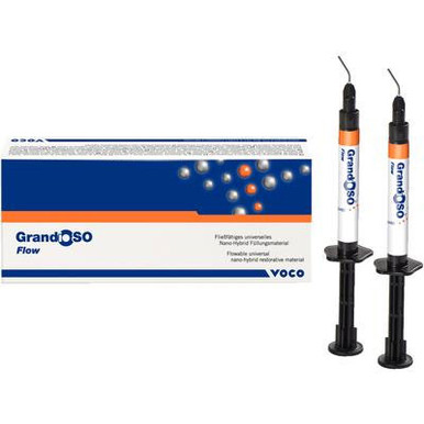 GrandioSO Flow Shade A2 Syringe Refill, Flowable 81% Filled Nano-Hybrid ...