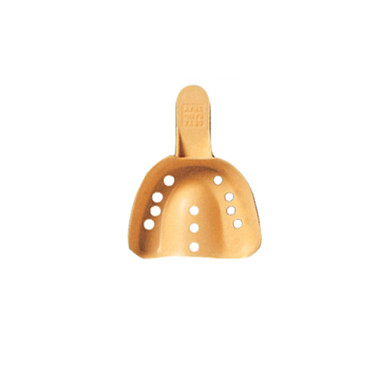 Sani-Trays #3 Perforated Medium Upper Full-Arch Beige Plastic ...