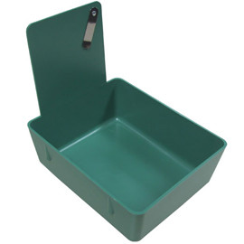 Zirc Standard Lab Pan - Green Plastic Pan with Metal Clip - The Dental ...