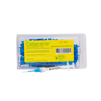 Cetacaine Topical Anesthetic Liquid Cetacaine Delivery Tips, 100/Pkg ...