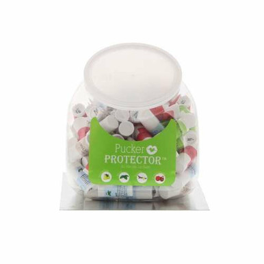 Pucker Protector Lip Balm Natural, Assorted Flavors, 120/Container ...