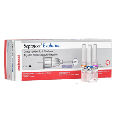 Septoject Evolution Needles, 100/Box, Infiltration 30g Short 25mm - The ...