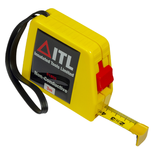 ITL Insulated 3 Metre Non Conductive Tape Measure - Marshall Industrial ... ITL Insulated 3 Metre Non Conductive Tape Measure - Marshall Industrial ...