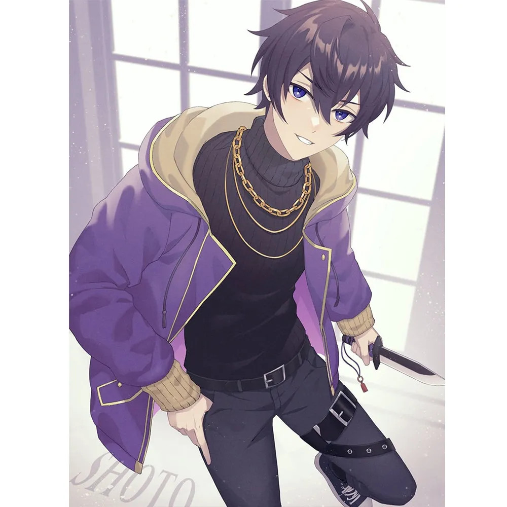 Shxtou Virtual Youtuber Purple Jacket