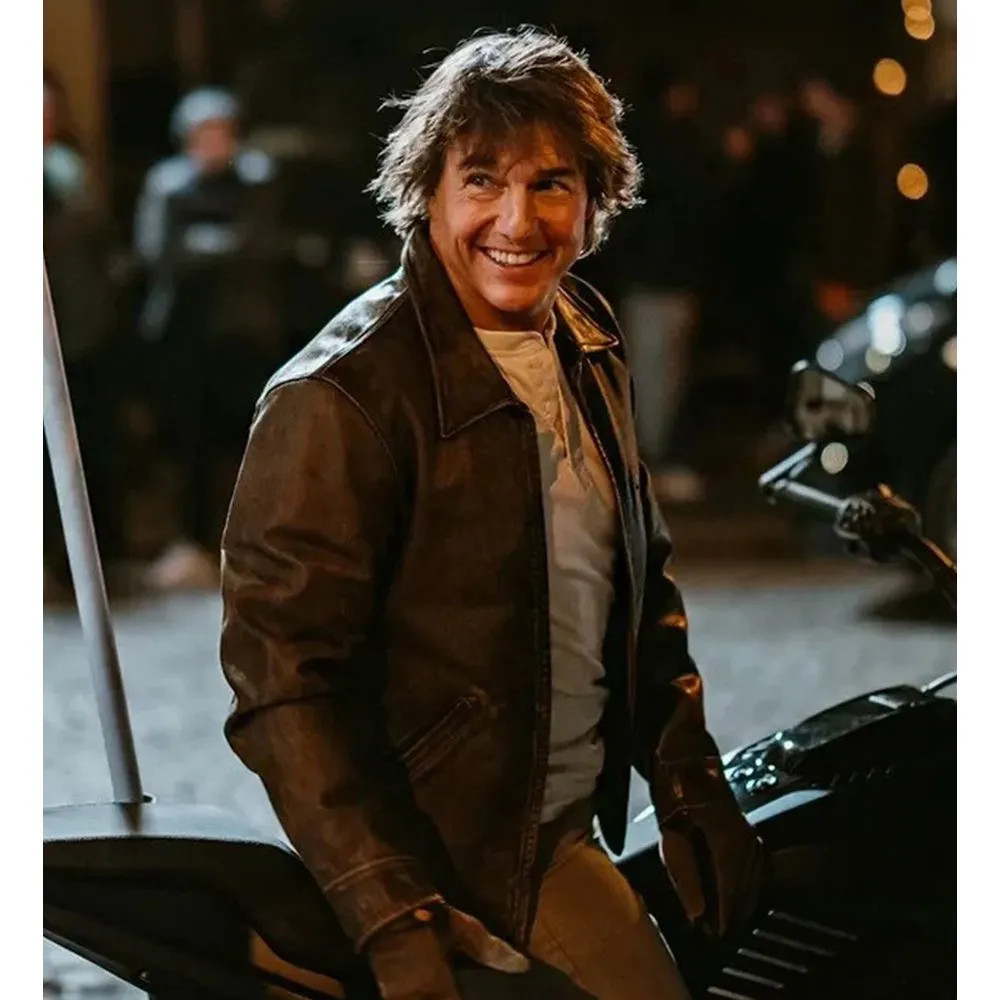Ethan Hunt Mission Impossible The Final Reckoning Brown Jacket