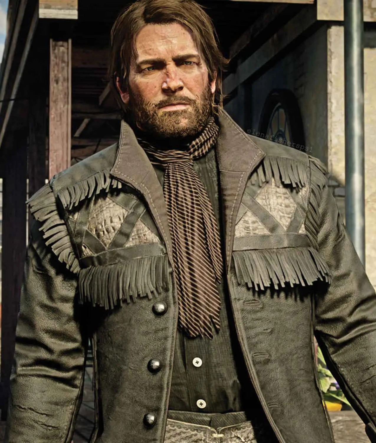 Nuevo Paraiso Gunslinger RDR2 Leather Jacket