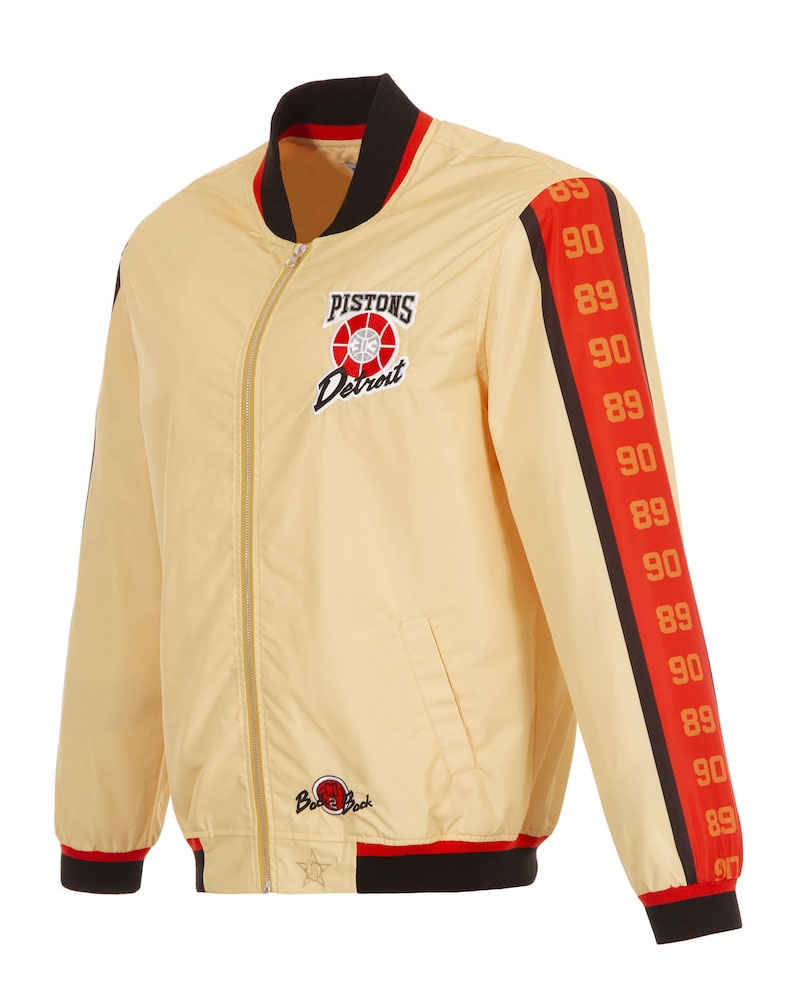 Detroit Pistons Tan Jacket
