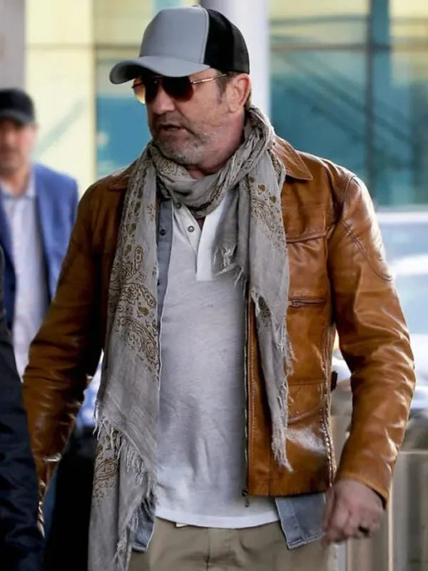 Gerard Butler In the Hand of Dante Brown Jacket