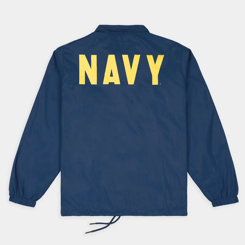 Navy Midshipmen 1985 Logo Coaches Jacket