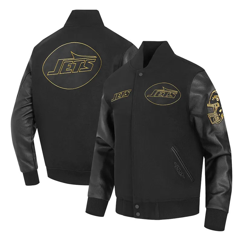 New York Jets Black Varsity Jacket