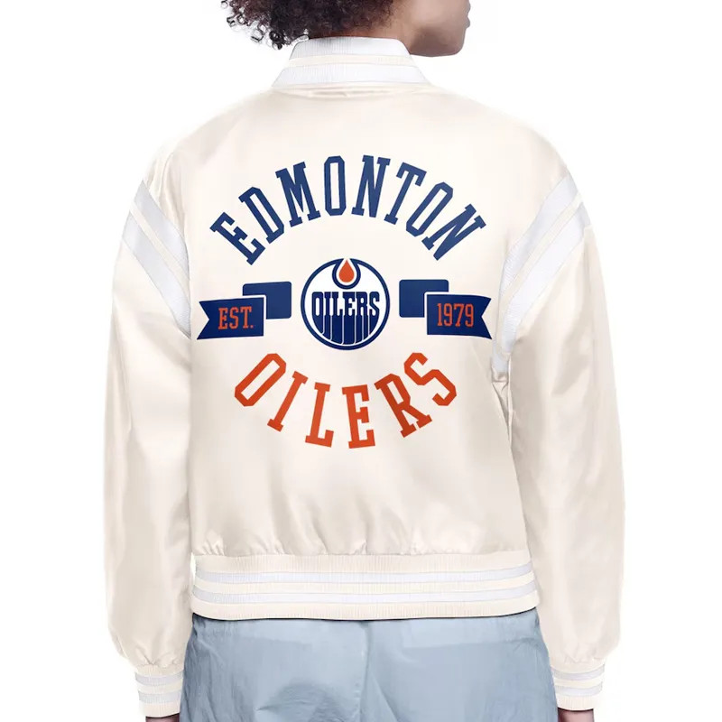 Edmonton Oilers Satin Jacket