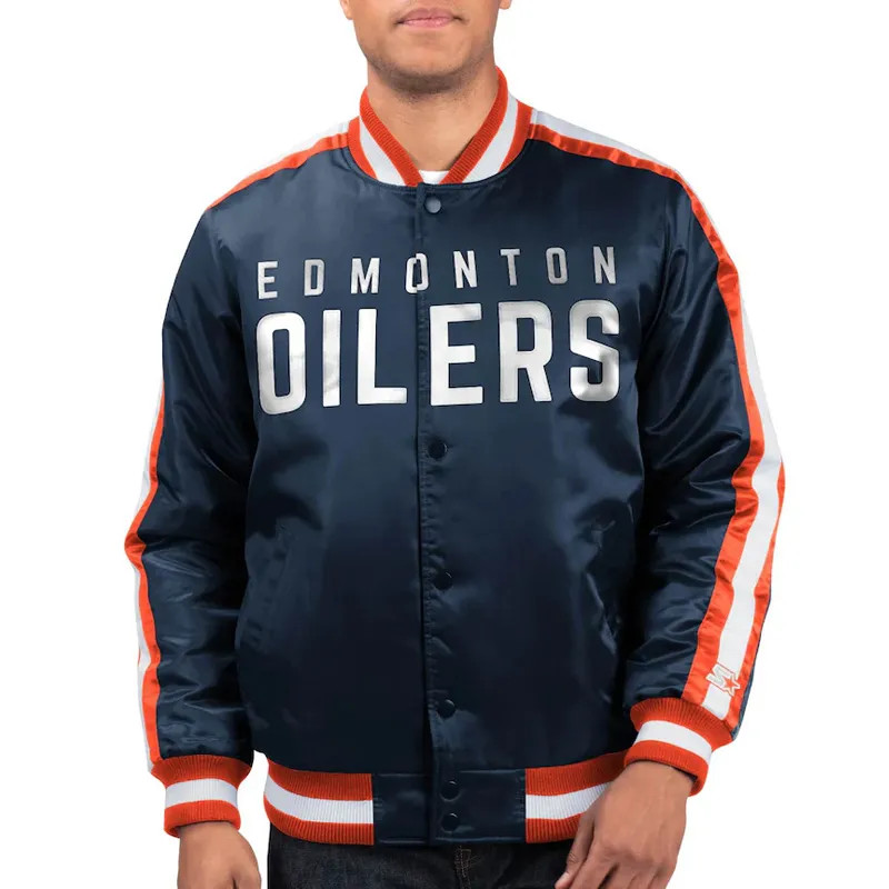 Edmonton Oilers Varsity Jacket