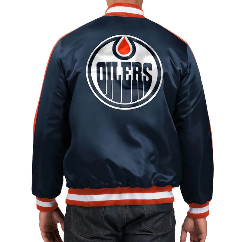 Edmonton Oilers Varsity Jacket