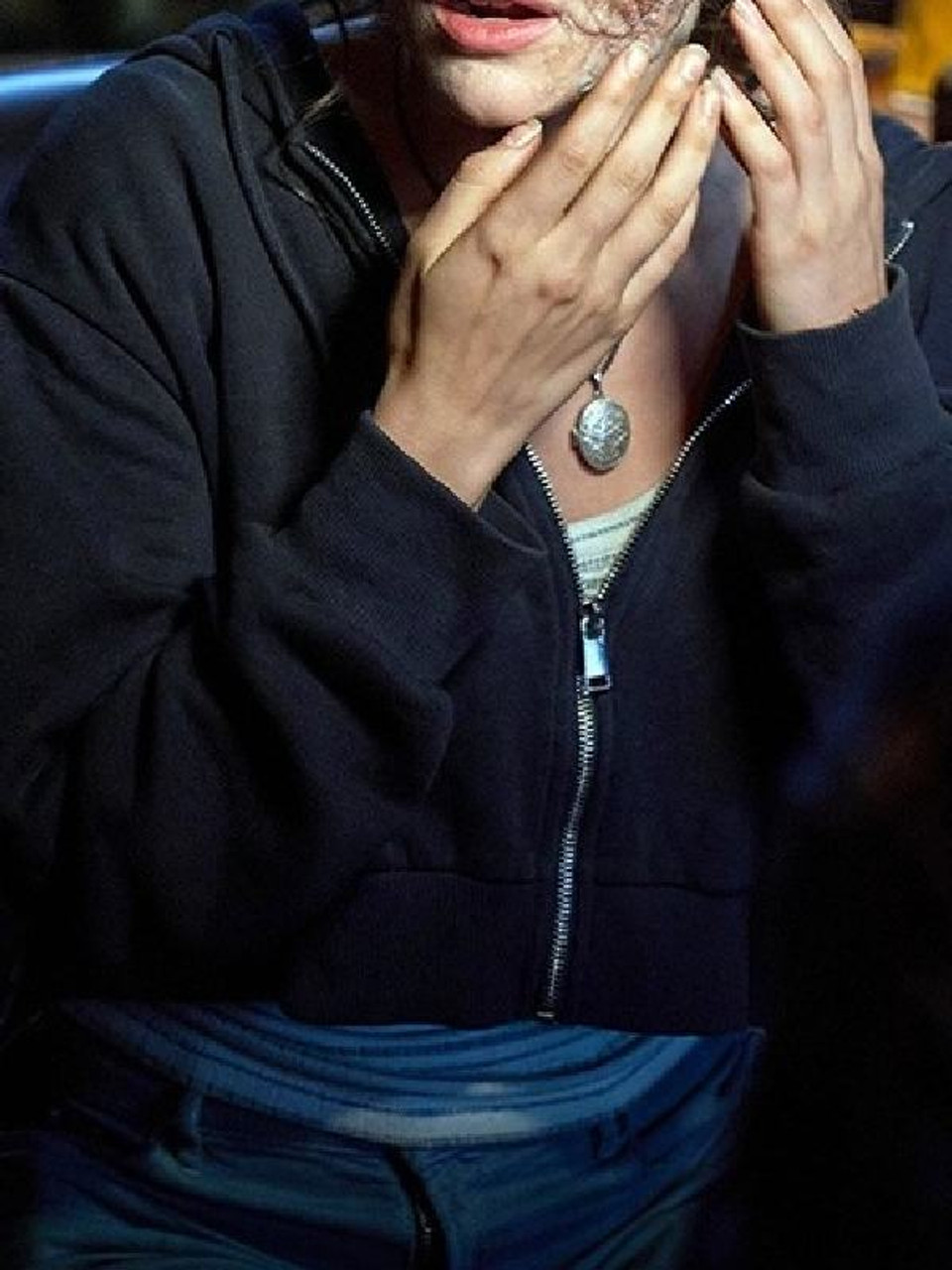 Ella Rubin Until Dawn 2025 Black Hoodie