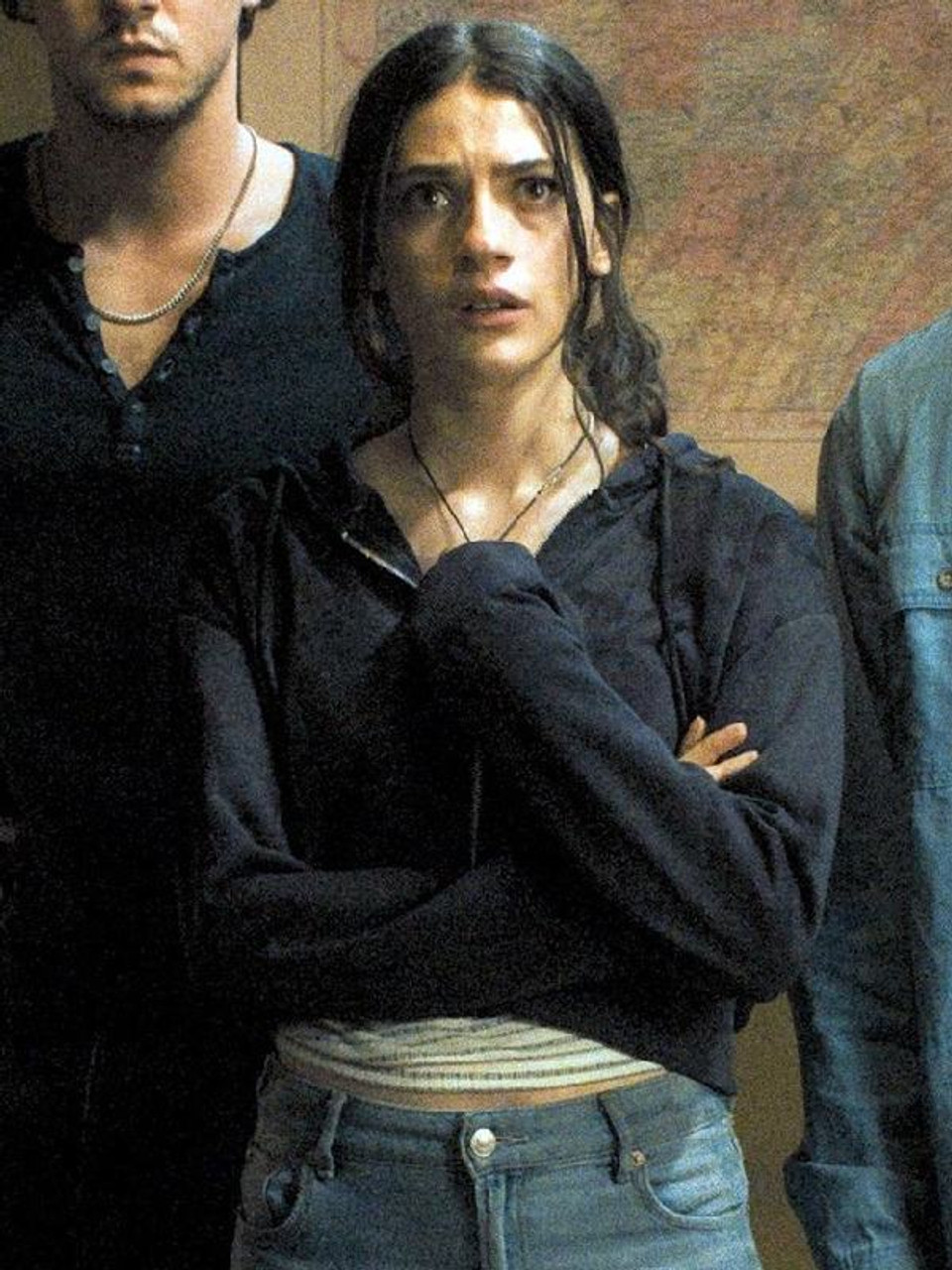 Ella Rubin Until Dawn 2025 Black Hoodie