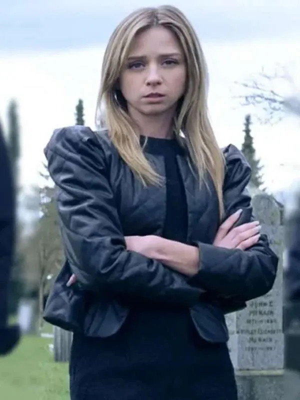 Julia Campbell Final Destination Bloodlines 2025 Leather Jacket