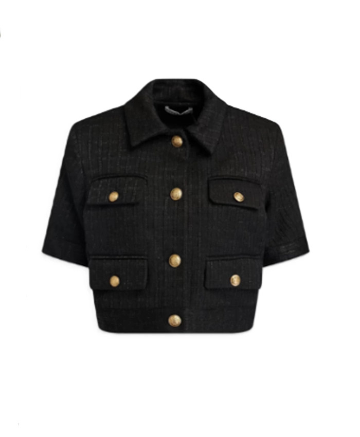 Danielle Campbell The Waterfront 2025 Cropped Jacket