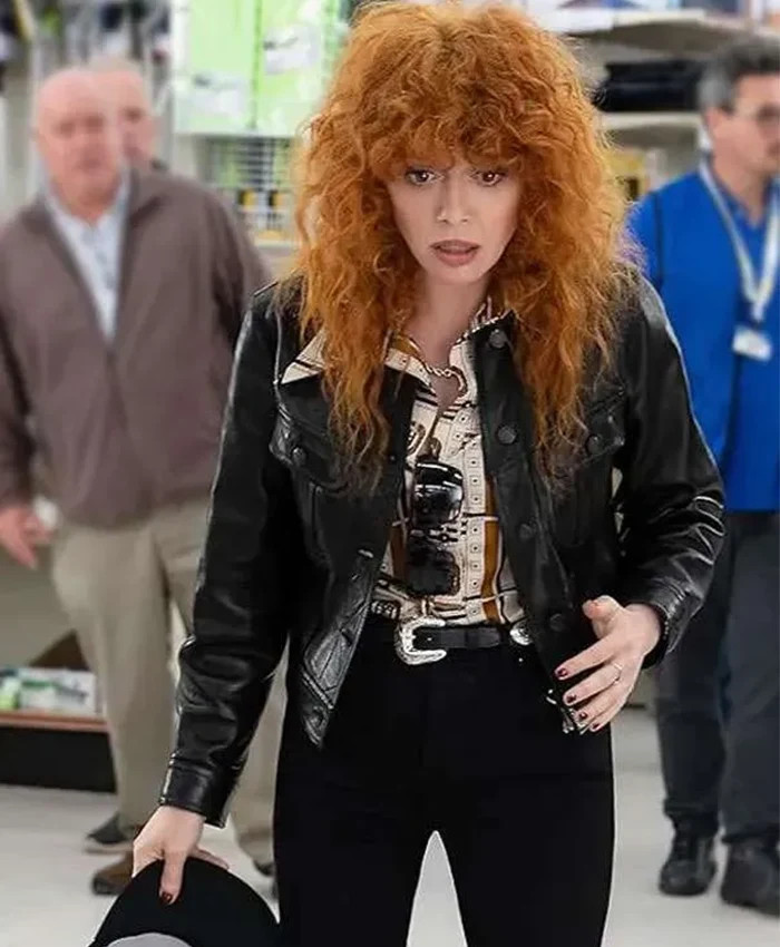 Charlie Cale Poker Face Last Looks 2025 Leather Jacket