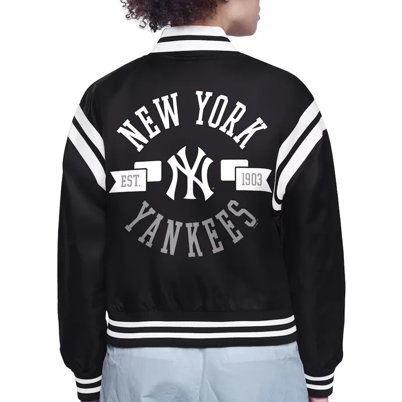 New York Yankees Varsity Satin Jacket